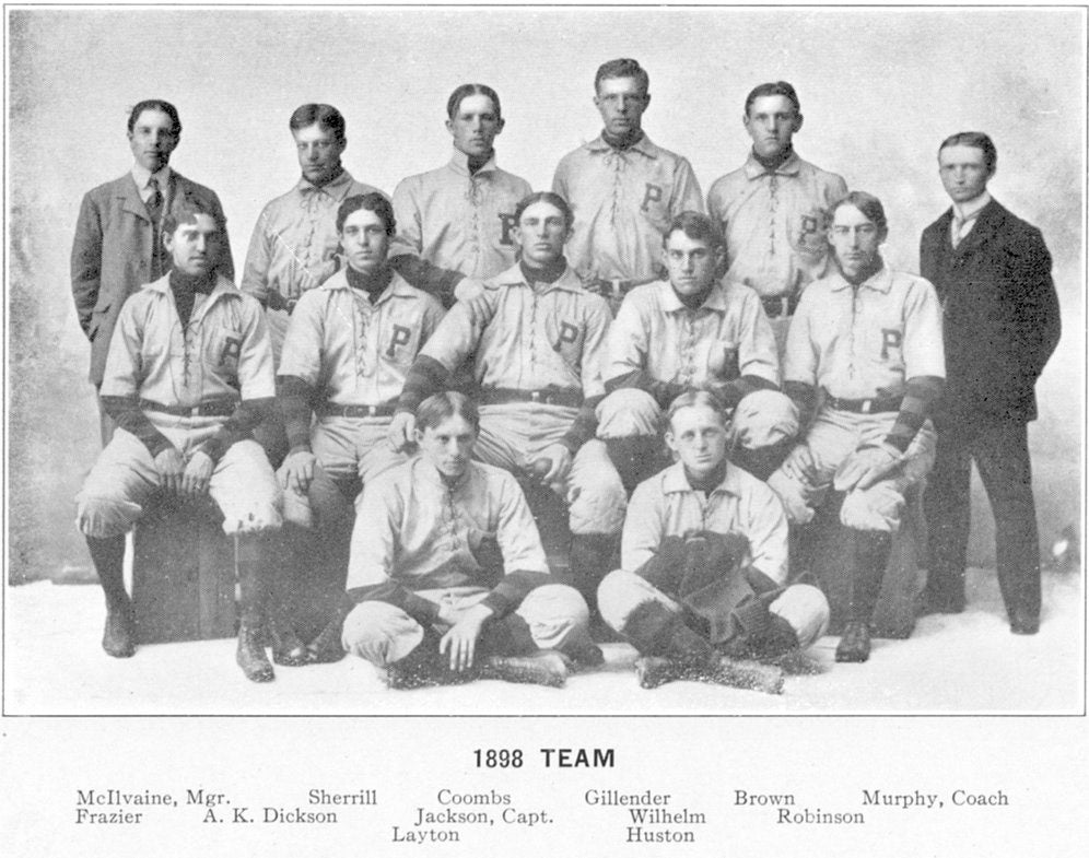 1898 Varsity Baseball Team